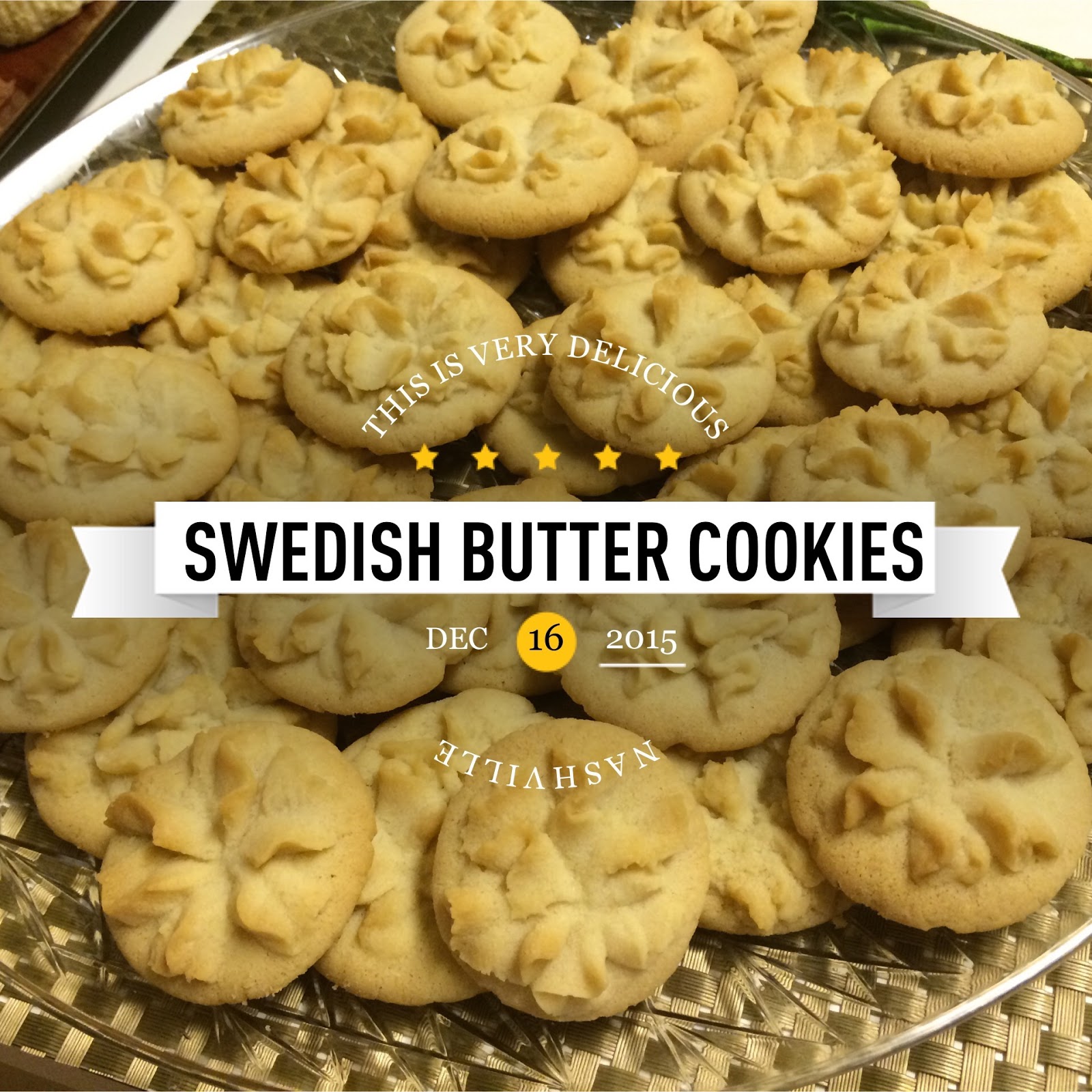 Swedish Butter Cookies – Yuli Afni Cook